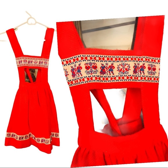 Vintage | Dresses | Vintage Traditional Overall Dress Danmark Danish ...